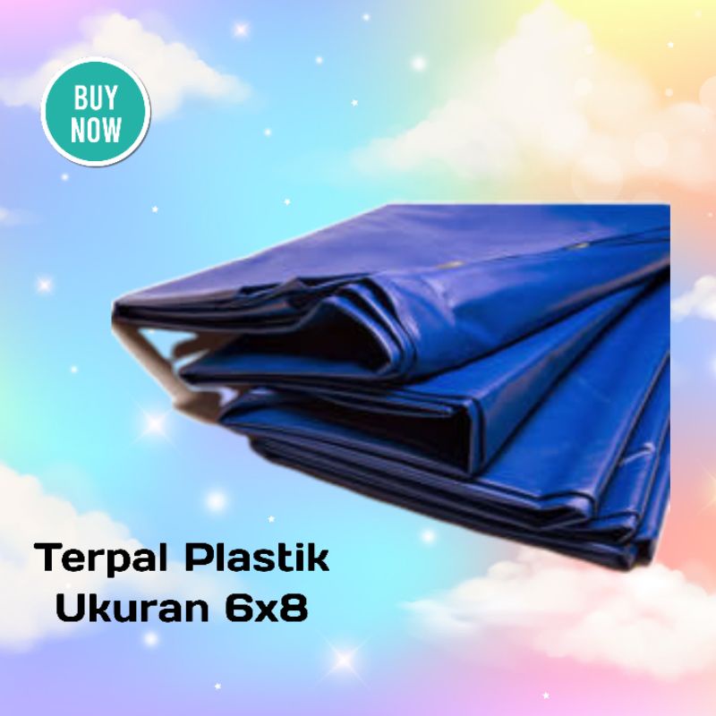 Jual TERPAL PLASTIK / TERPAL TENDA A8 UKURAN 6X8 METER | Shopee Indonesia