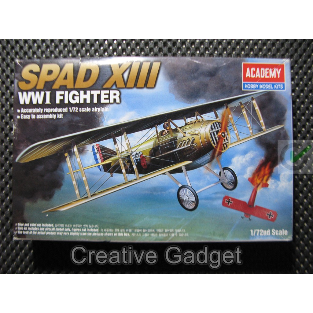 Jual Pesawat WWI - SPAD XIII - French Fighter Aircraft - Model kit ...