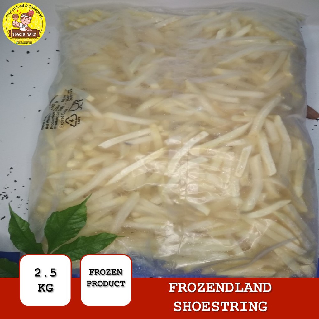 Jual PROMO KENTANG FROZEN LAND SHOESTRING 2.5KG | Shopee Indonesia
