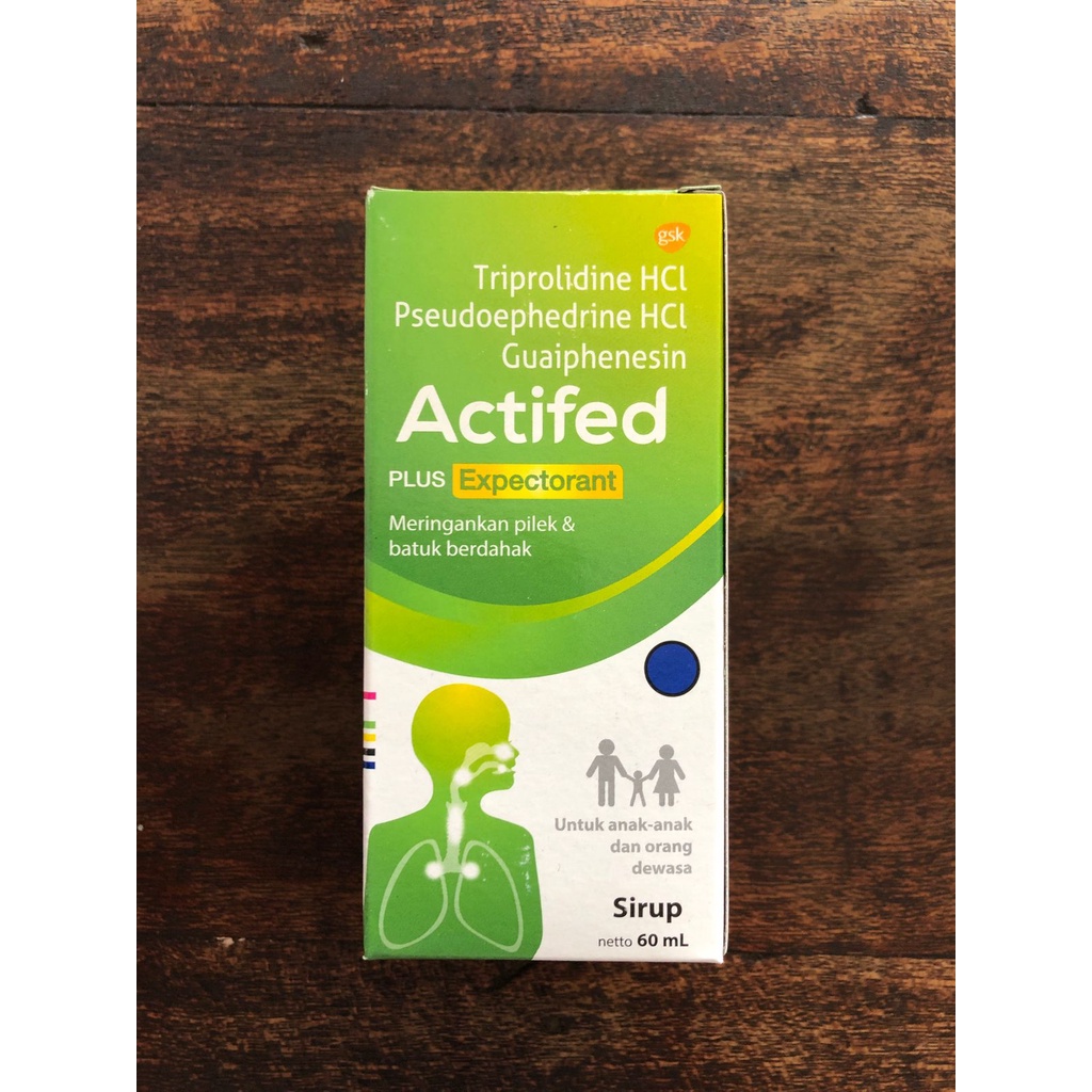 Jual Actifed Syrup Plus Expectorant Hijau 60ml | Shopee Indonesia