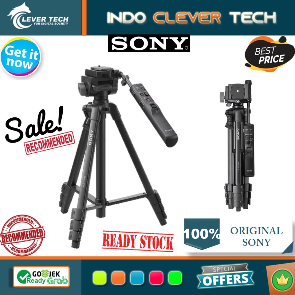 Jual Sony VCT-VPR1 Compact Remote Control Tripod / Tripod Sony | Shopee ...