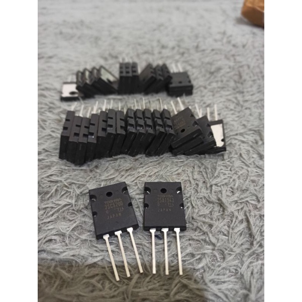 Jual Transistor 2SC5200 2SA1943 Lot 714 Thosiba Original 1 set | Shopee Indonesia