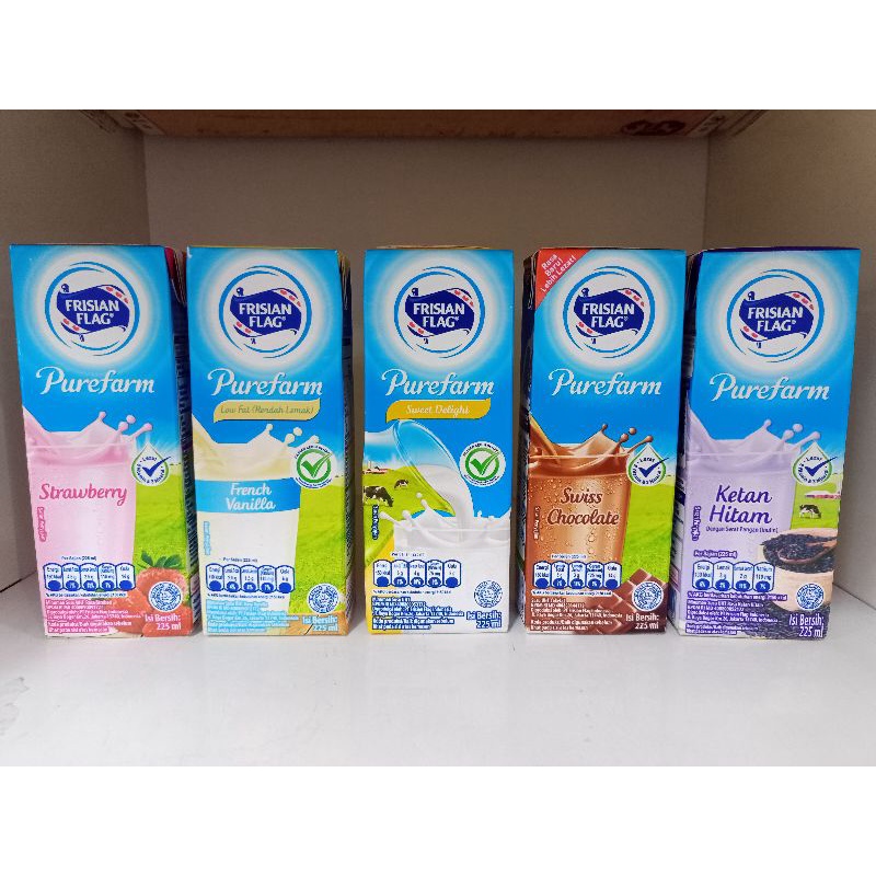 Jual Susu UHT Frisian Flag Purefarm 225ml/ Susu Bendera Kotak/ Susu Kotak/ Susu Cair | Shopee ...