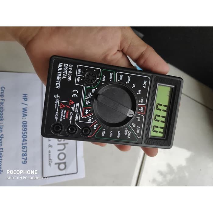 Jual MultiMeter Avo Meter Digital DT-830B | Shopee Indonesia