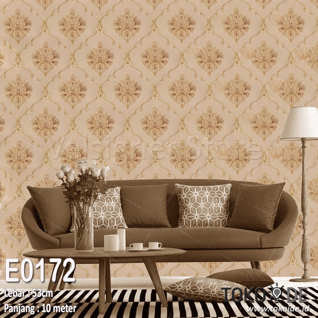 Jual E0172 RONA | Wallpaper Batik | Wallpaper dinding motif batik ...