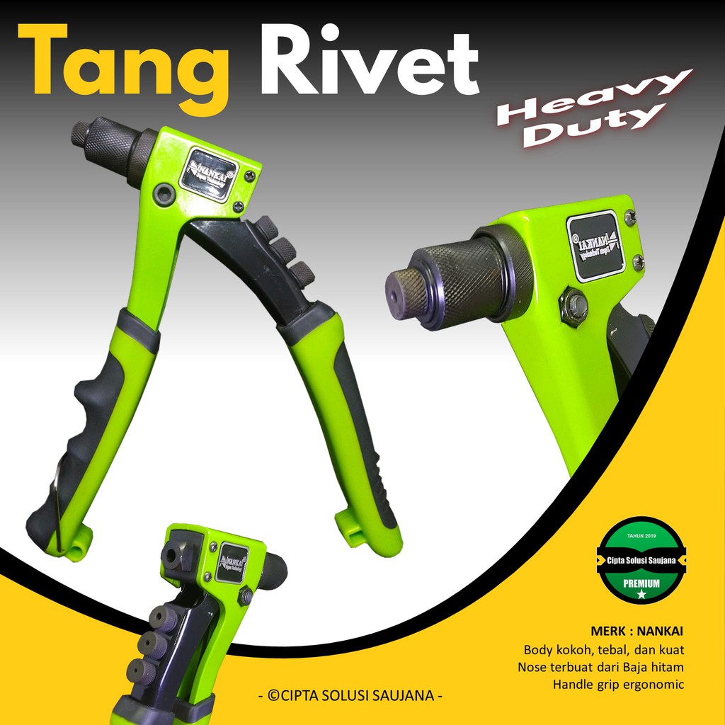 Jual NANKAI TANG RIVET TANG RIPET ALAT PAKU RIVET KELING NANKAI HAND ...