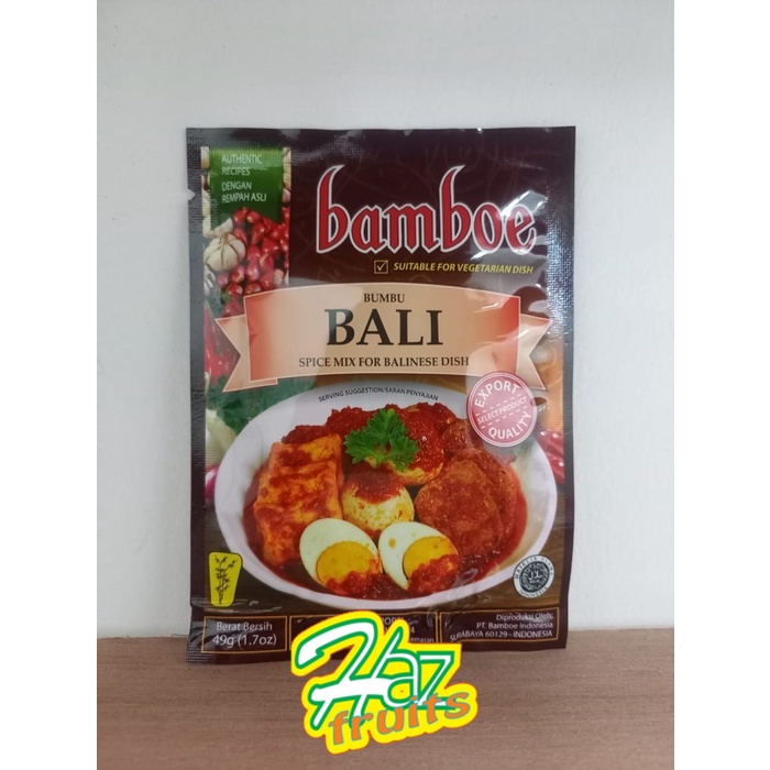 Jual Bumbu Instant Bamboe Bumbu Bali 49 Gr | Shopee Indonesia