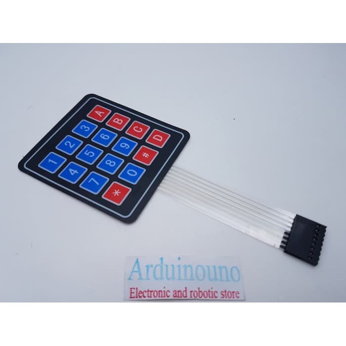 Jual Keypad Matrix array 4x4 for arduino key pad membran 4*4 for ...