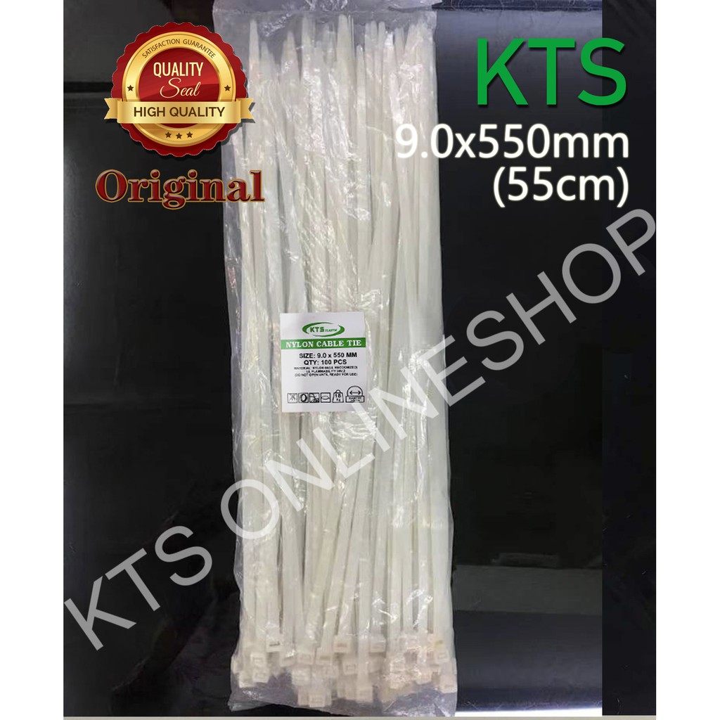 Jual Kabel ties 9.0x550mm Warna PUTIH/HITAM 1PACK Isi 100PCS | Shopee Indonesia