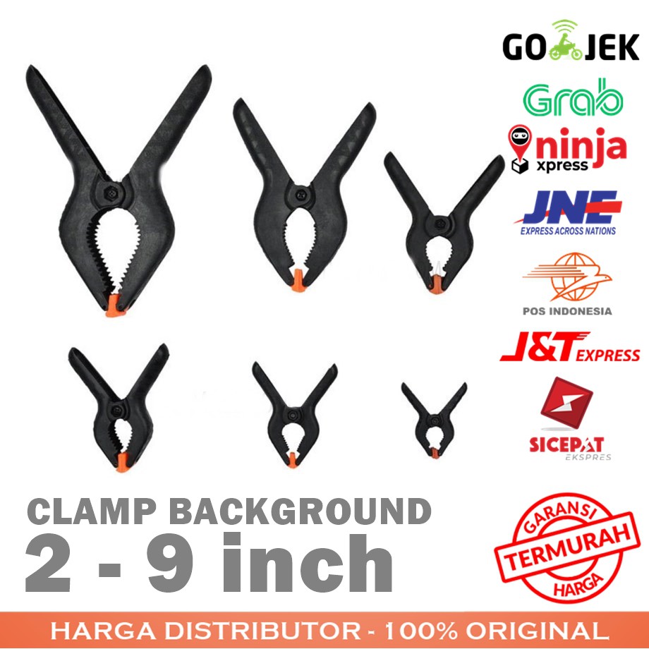 Jual Clamp Jepit Universal Background Clamp Crossbar Light Stand For ...
