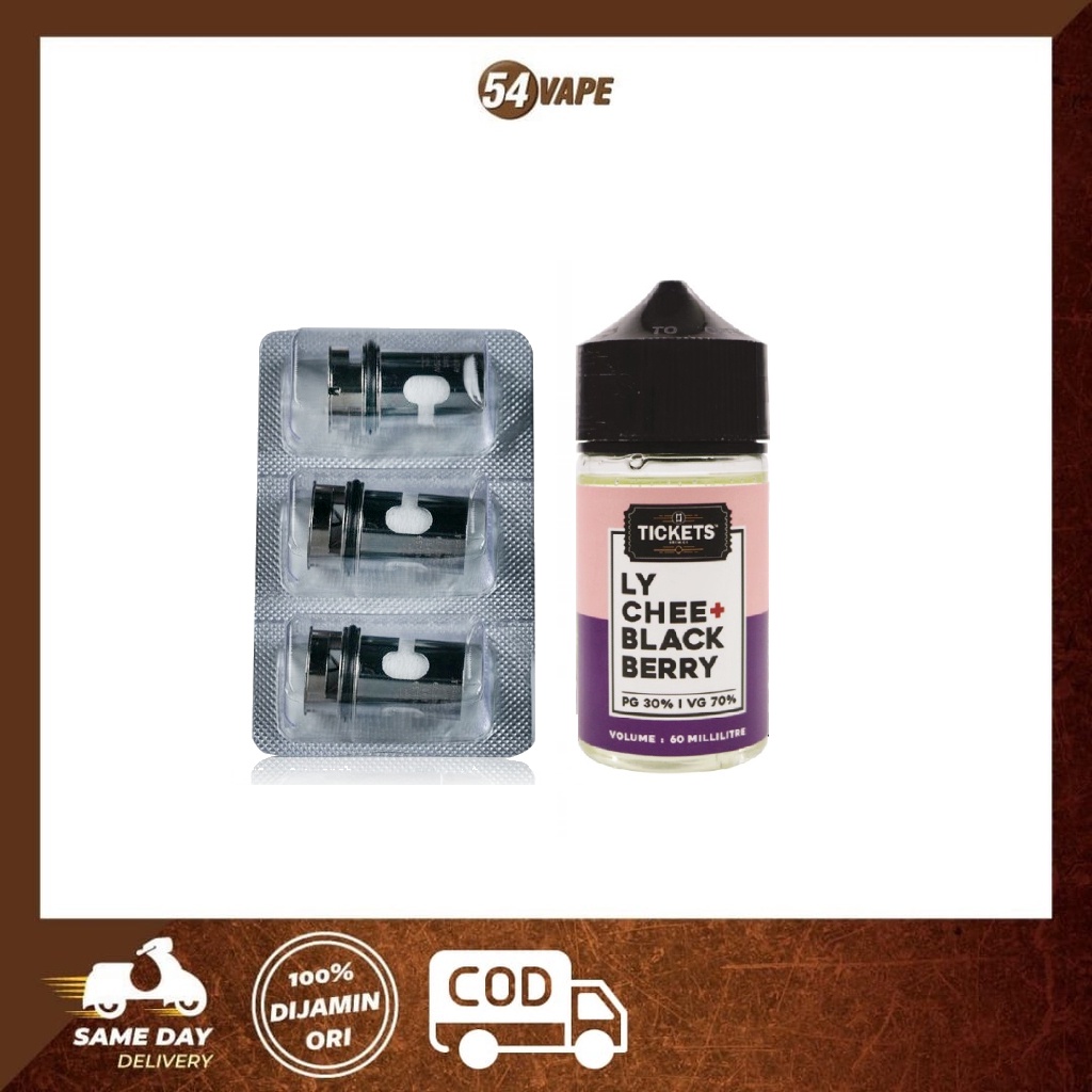 Jual Coil TPP + Liquid Tickets 60ml Original | Shopee Indonesia