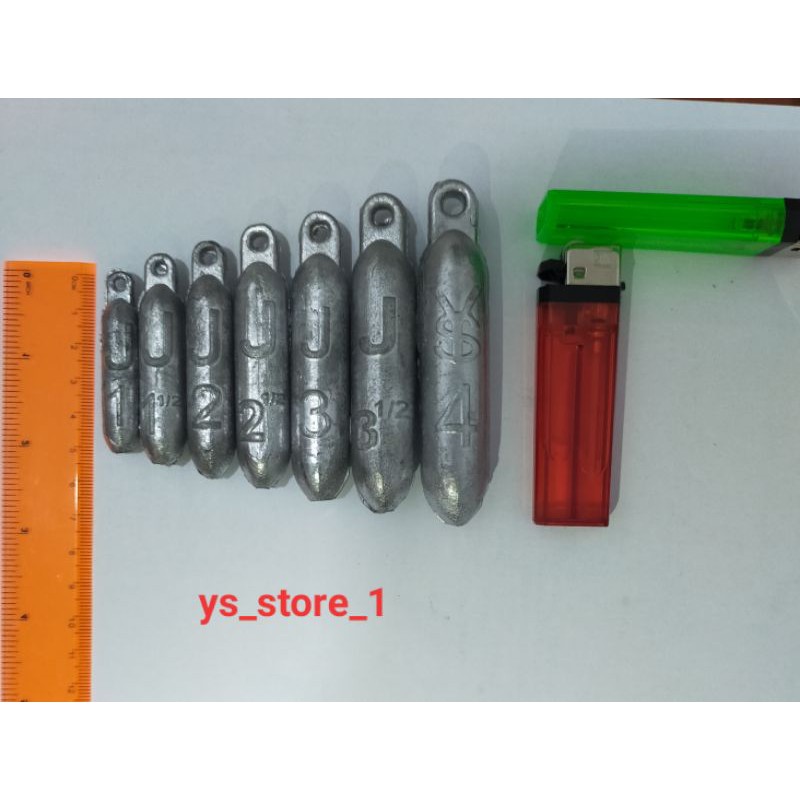 Jual timah pancing/bandul pancing/pemberat | Shopee Indonesia