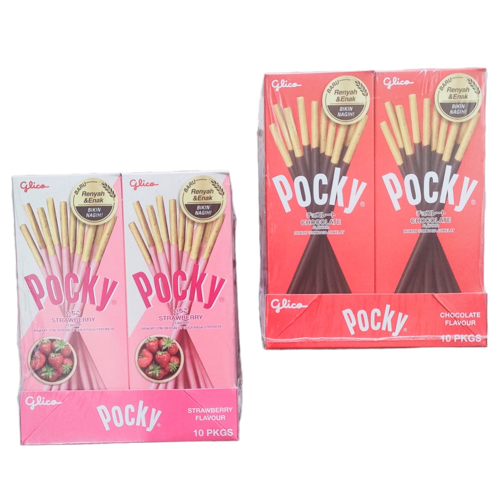Jual Glico Pocky Mini 22gram Snack Coklat Strawberry[Nisadkc] | Shopee ...