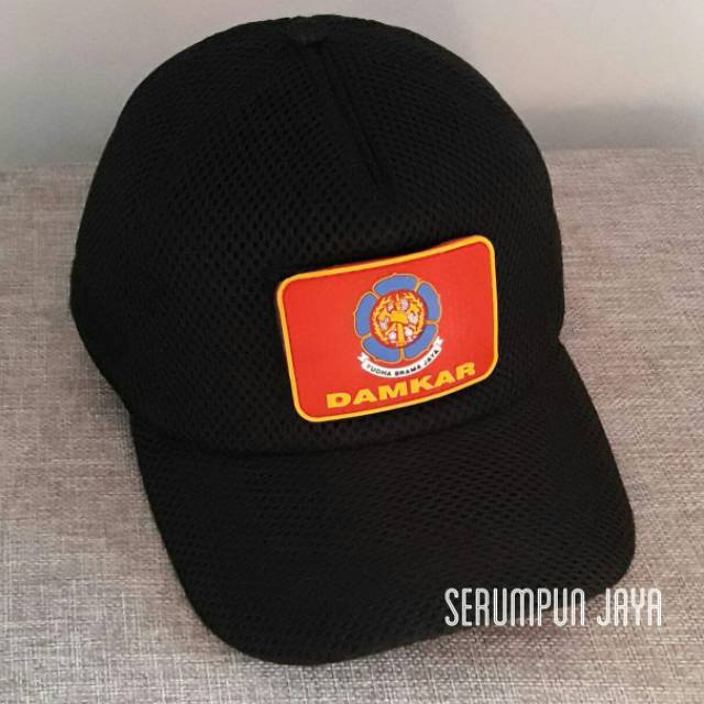 Jual TOPI DAMKAR JARING VELCRO DENGAN PATCH DAMKAR | Shopee Indonesia