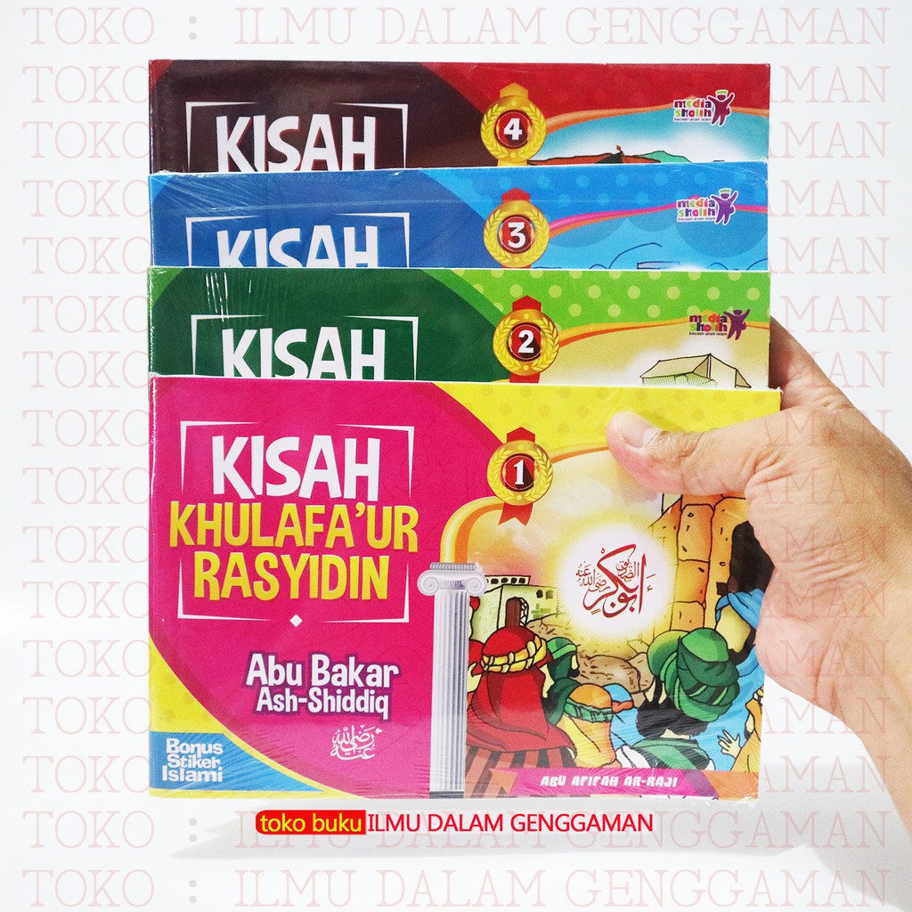 Jual Kisah Khulafaur Ar Rasyidin 4 Jilid Lengkap Abu Bakar Umar Utsman