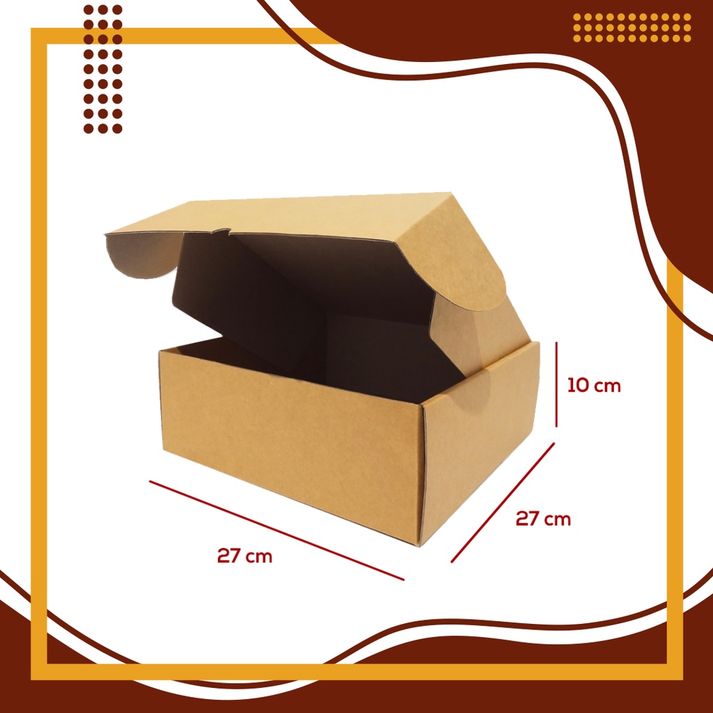 Jual Box DC LS (27 x 27 x 10 cm) - Box Hampers/Kardus packing/ Box Kado ...