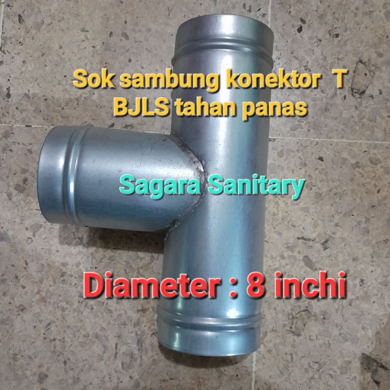 Jual Konektor T 8 in flexible ducting BJLS tahan panas / sok sambung Te ...