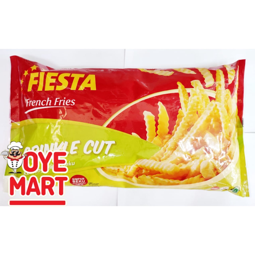 Jual FIESTA KENTANG GORENG CRINKLE CUT 1KG FRENCH FRIES KENTANG GORENG ...