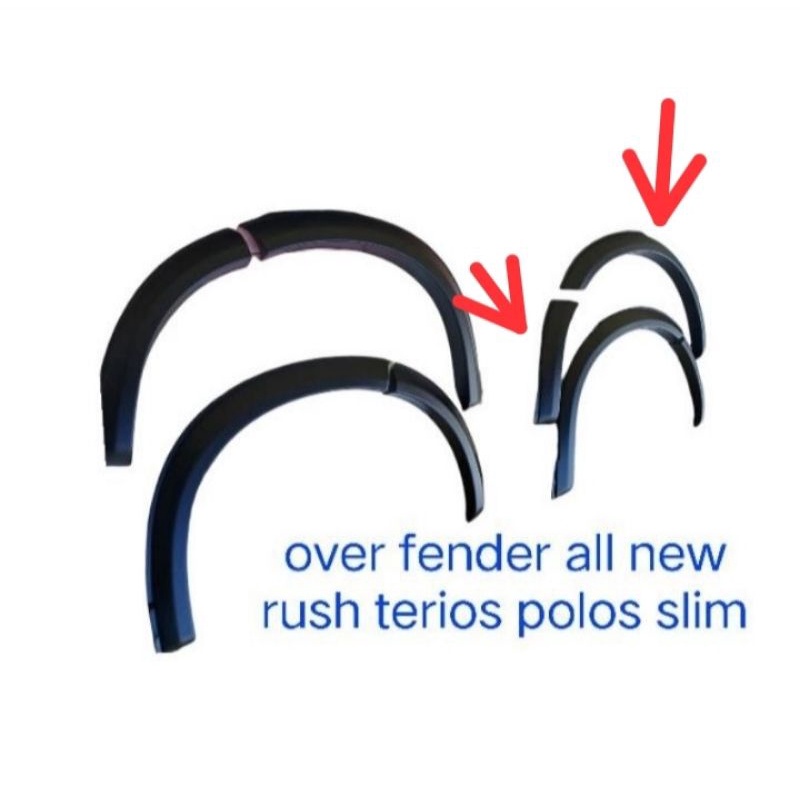 Jual over Fender All New Rush Terios model slim thailand thn 2018-2019 ...
