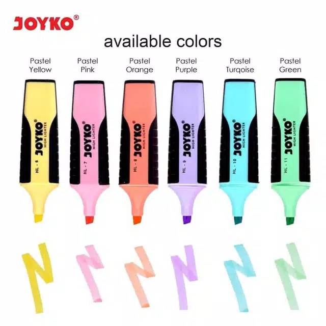 Jual Highlighter Joyko Pastel stabilo | Shopee Indonesia