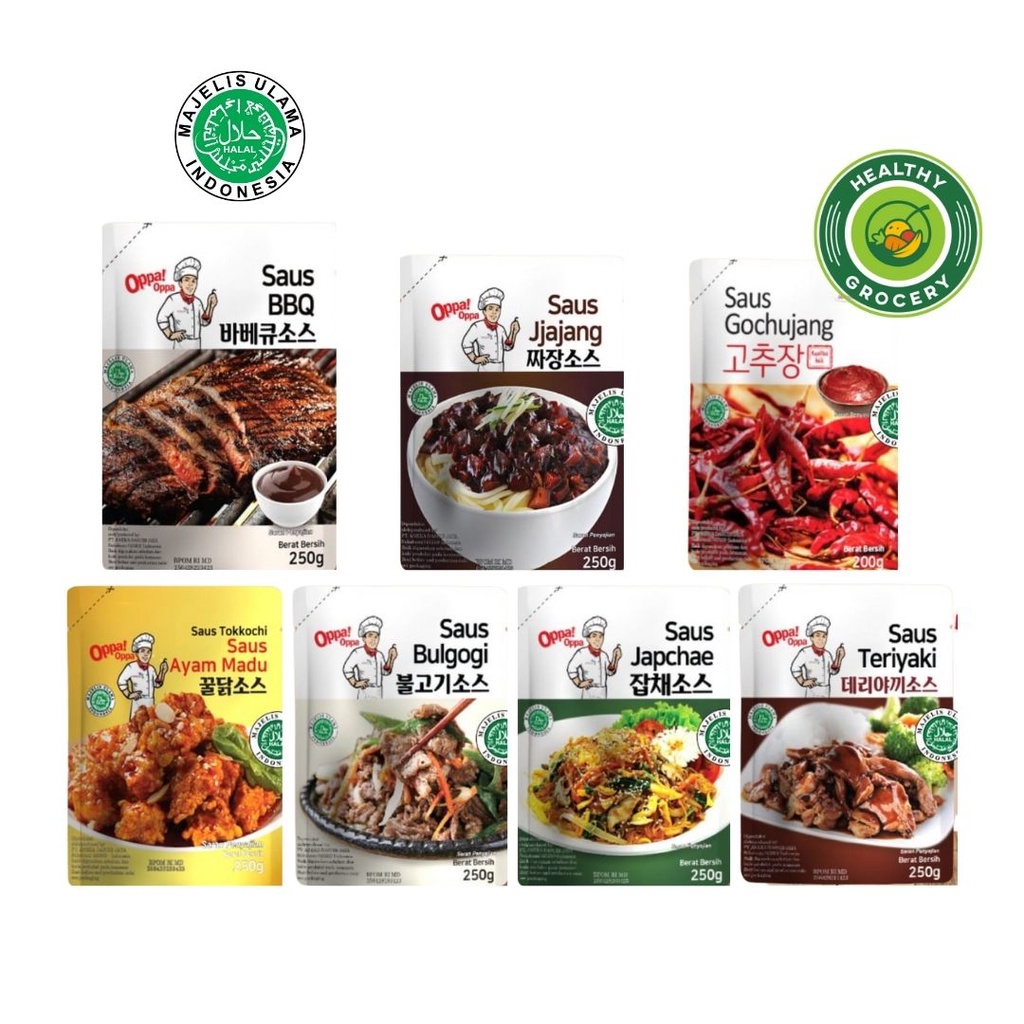 Jual Oppa Oppa Saus Instan 250gr All Varian | Shopee Indonesia