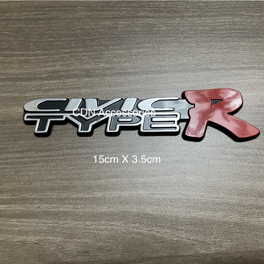 Jual Emblem Civic Type R/Logo Civic Type R/Emblem Honda Civic/Logo ...