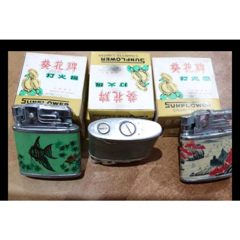 Jual Korek api jadul pake buangeet SUN FLOWER 1105 Lighter vintage ...