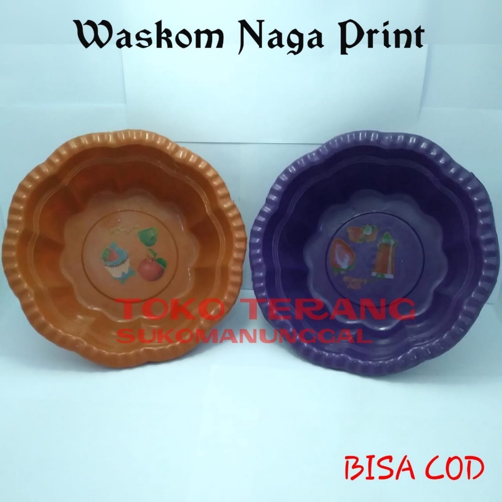 Jual Isi 12 PCS!! Waskom Naga print 11 /Waskom Plastik/Waskom berkatan ...