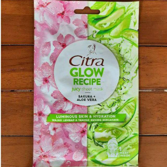 Jual Citra Glow Recipe Sheet Mask | Shopee Indonesia