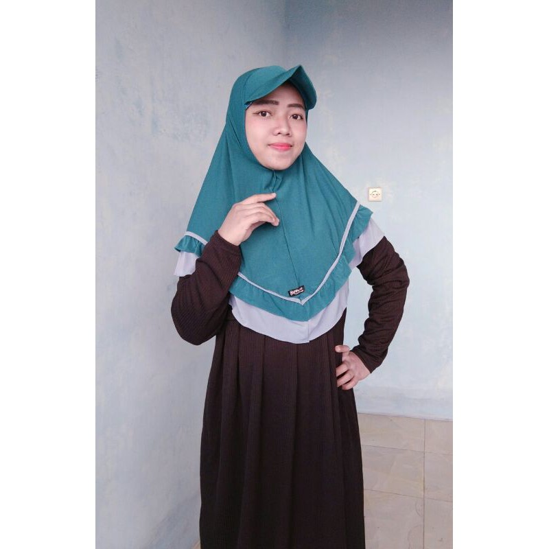 Jual Jilbab Topi Ori Al-Fajril/Jilbab Topi/Jilbab Spot Murah | Shopee ...