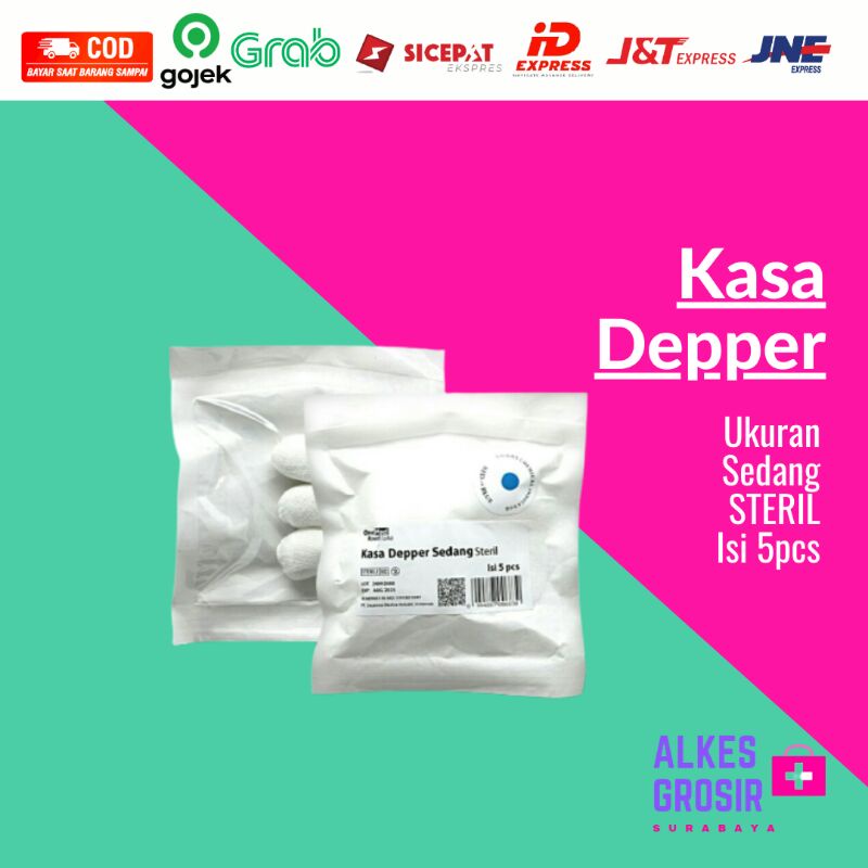 Jual Kasa Depper STERIL ONEMED Isi 5pcs Ukuran Kecil Sedang Besar ...