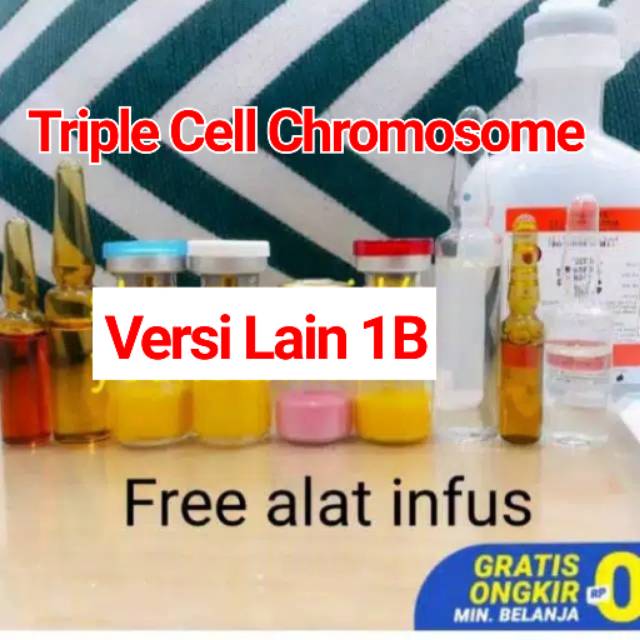 Jual TRIPLE CELL CHROMOSOM HIGH DOSE / DOSIS TINGGI / INFUS PUTIH DOSIS ...