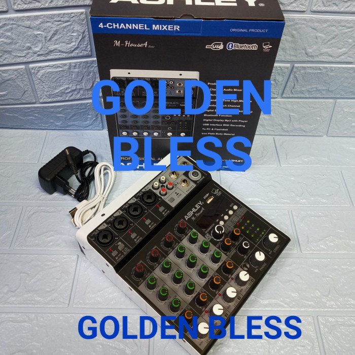 Jual mixer Audio Ashley Mhouse 4 M House 4 | Shopee Indonesia