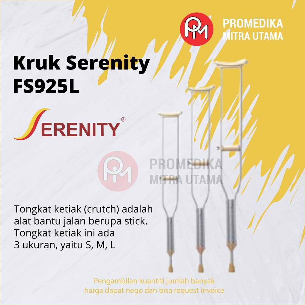 Jual Berbagai Merk Kruk Tongkat Ketiak | Alat Bantu Jalan | Tongkat ...