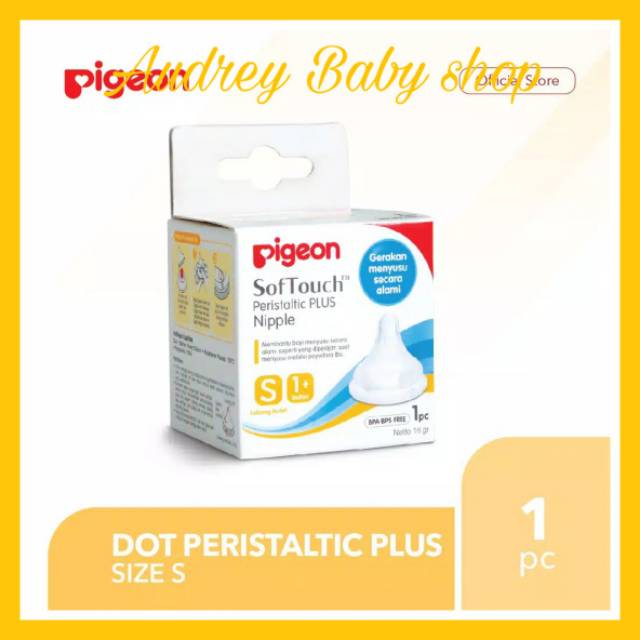 Jual Pigeon nipple Soft Touch peristaltic plus nipple Wide Neck | Shopee Indonesia