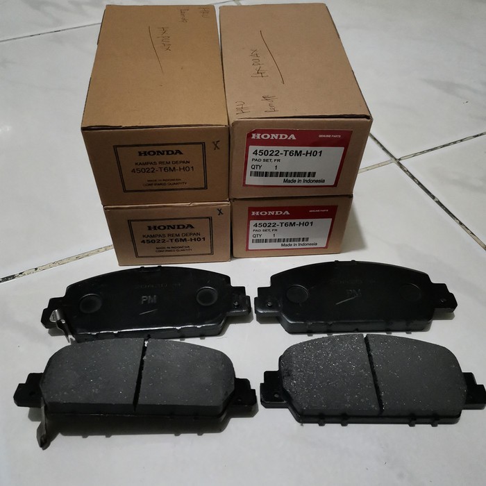 Jual Brake pad kampas rem depan 1set 45022-T6M-H01 Honda Hrv Accord RC2 ...