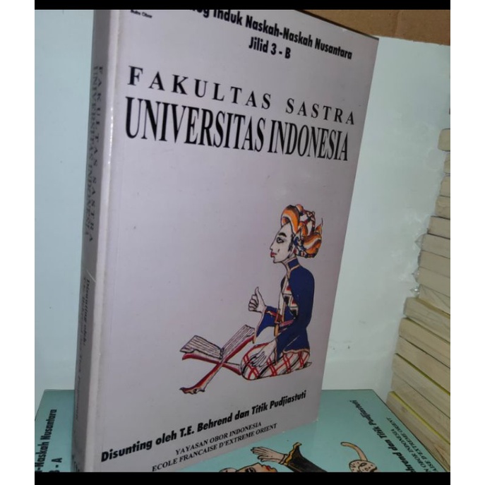 Jual Katalog Induk Naskah Naskah Nusantara 3B Fakultas Sastra ...