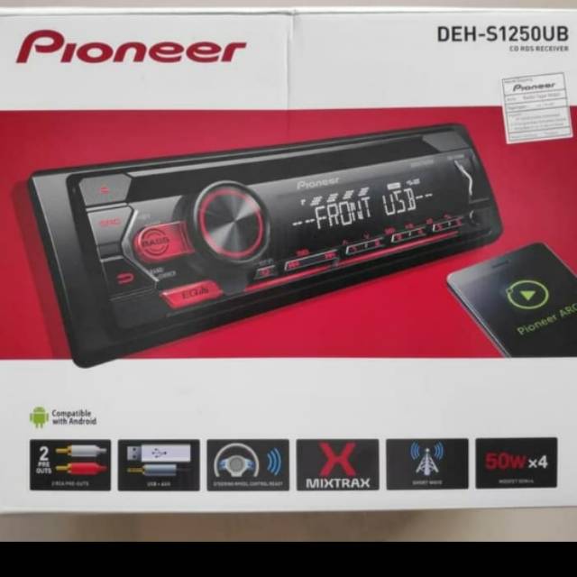 Jual Single disc pioneer dehs1250ub - single din pioneer deh-s1250ub - Pioneer dehs1250 ...