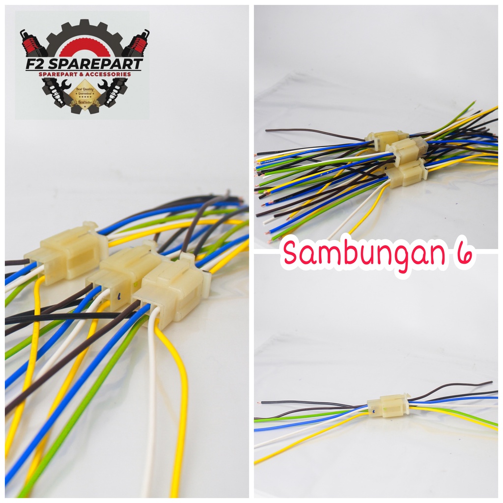 Jual SOKET SAMBUNGAN KABEL 2 PIN 1 PASANG UNIVERSAL TERLARIS TERBAIK ...