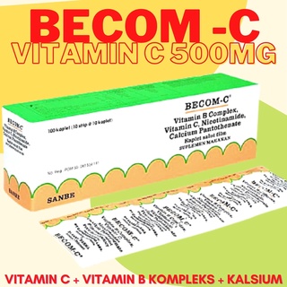 Jual Becom-C Becom C Vitamin C 500 & Vitamin B1 Vit B1 B6 B12 Imun ...