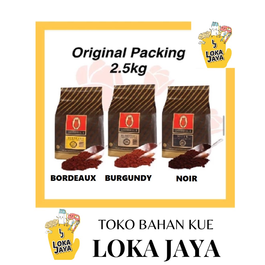 Jual TULIP COCOA POWDER COKLAT BUBUK ORGINAL PACKING 2,5 KG (BORDEAUX ...