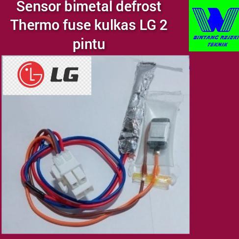 Jual Sensor bimetal defrost Thermo fuse kulkas LG 2 pintu | Shopee ...