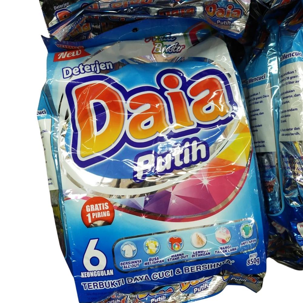 Jual Daia Deterjen Bubuk 800gr Putih / Bunga / Lemon Sabun Cuci Pakaian ...