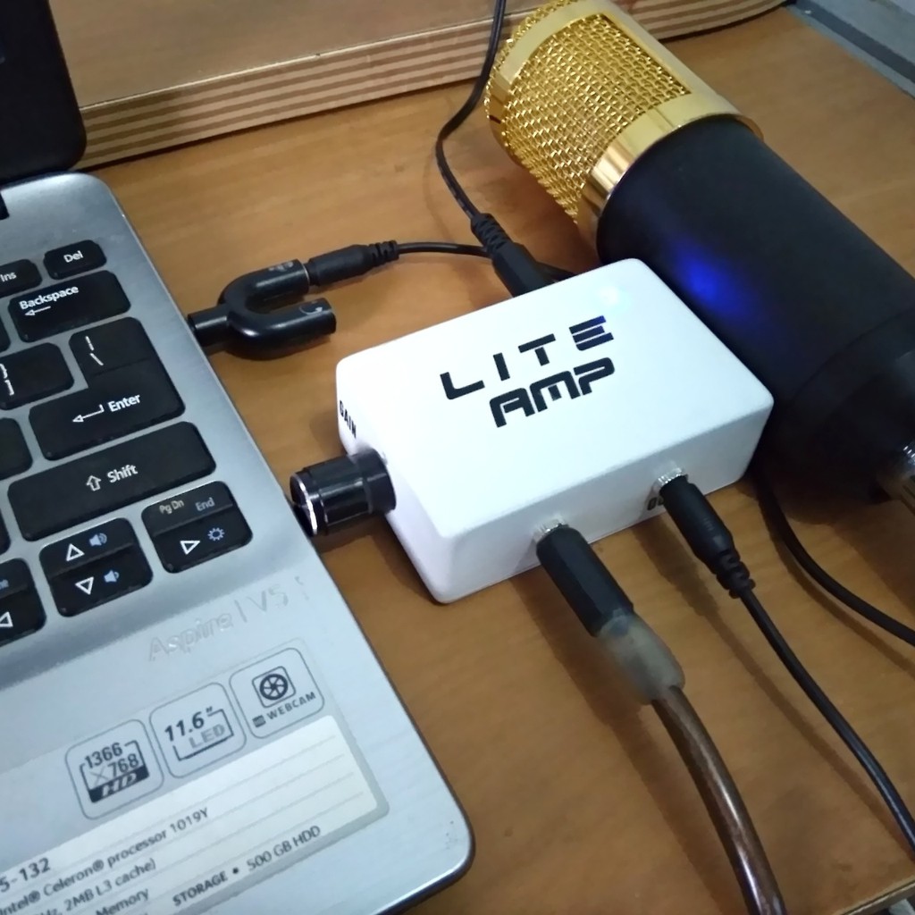 Jual Phantom Amp Phantom Power Studio Microphone Condenser Audio ...