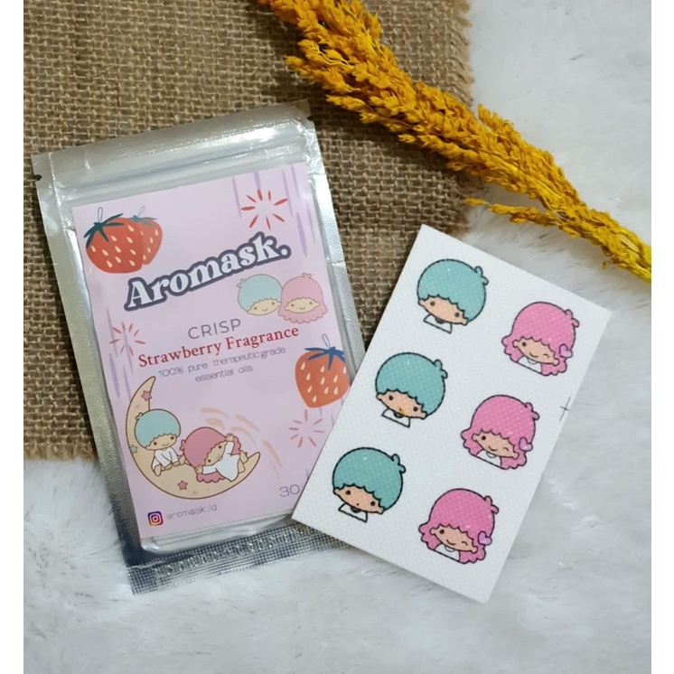 Jual Sticker Aroma isi 36 patch - Aromask Crisp Strawberry | Shopee ...