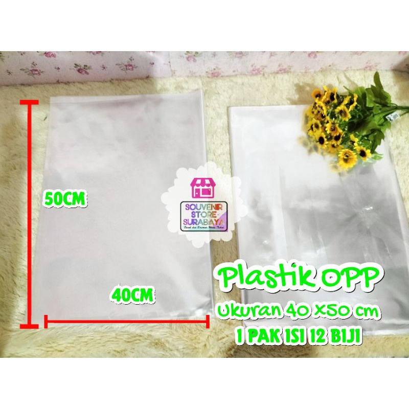 Jual Plastik OPP polos ukuran 40 x 50 cm || Plastik OPP || Plastik Tas || Plastik Souvenir ...