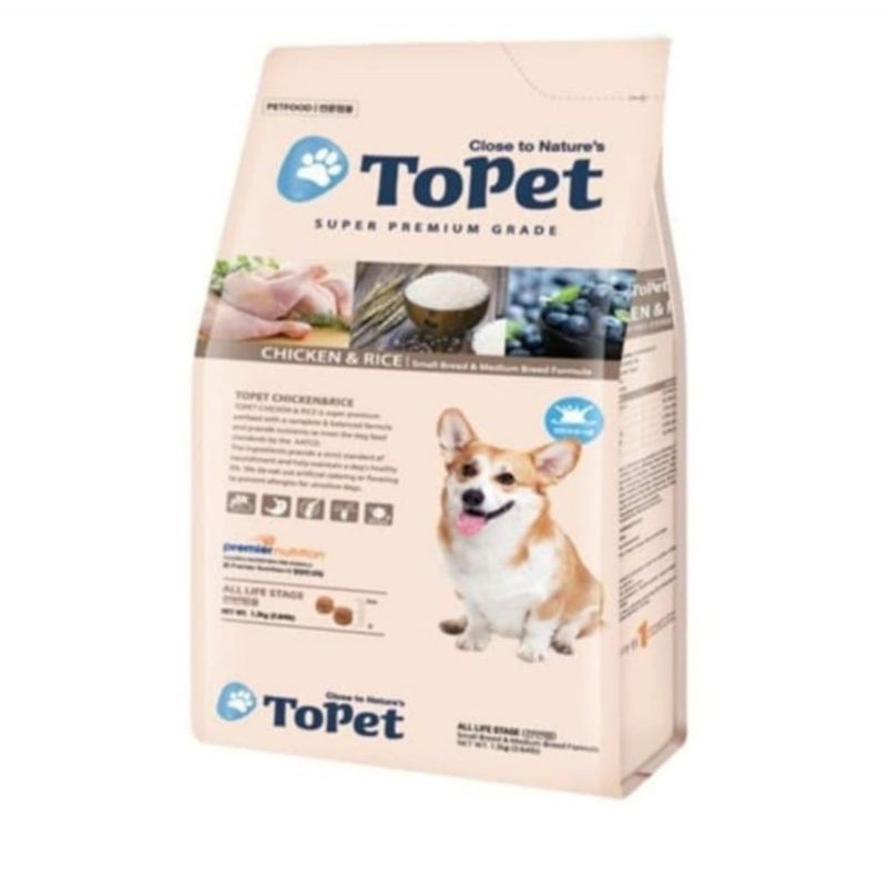 Jual Sajo Topet Chicken & Rice dogfood 1,2kg - makanan Anjing | Shopee ...