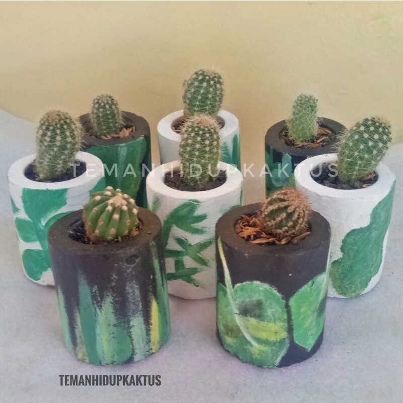 Jual Pot Mini Lukis Diameter 4cm | Shopee Indonesia