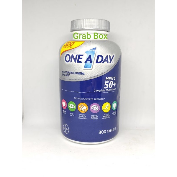 Jual BAYER MULTIVITAMIN ONE A DAY MEN 50+ ISI 300 TAB | Shopee Indonesia