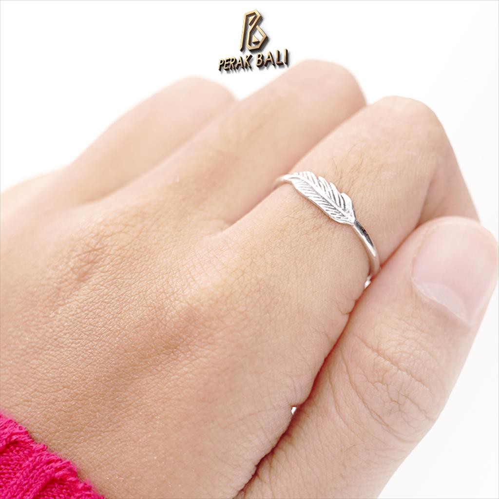 Jual Cincin Wanita Perak Bali Silver Ring 925 Bulu Dara | Shopee Indonesia